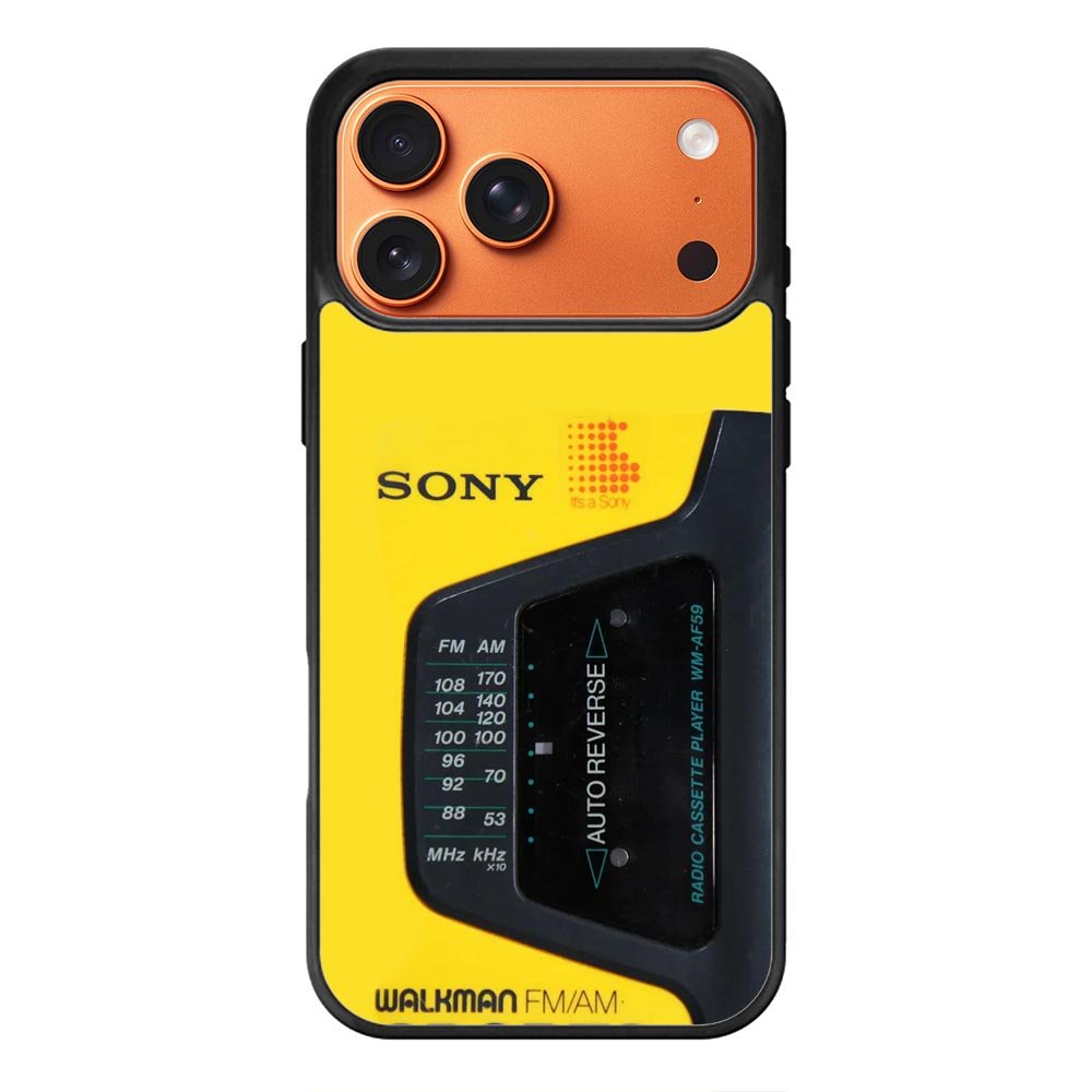Walkman Tape iPhone 17 Pro Max Case – Diffision Case