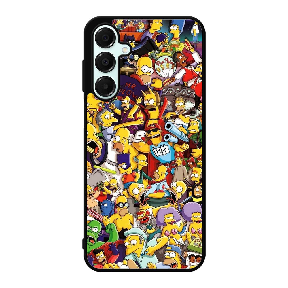 The Simpsons All Characters Samsung Galaxy A16 Case DC3947 – Diffision Case